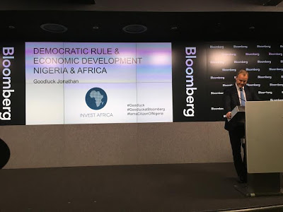 Welcome to Oghenemaga Otewu's Blog: Goodluck Jonathan at Bloomberg ...