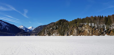 jaro gruber ;-): frozen lake alpsee, hohenschwangau, bavaria