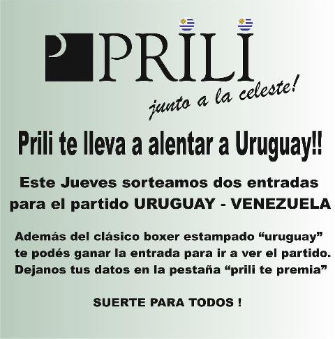 Promociones, sorteos y premios en Uruguay: mayo 2012