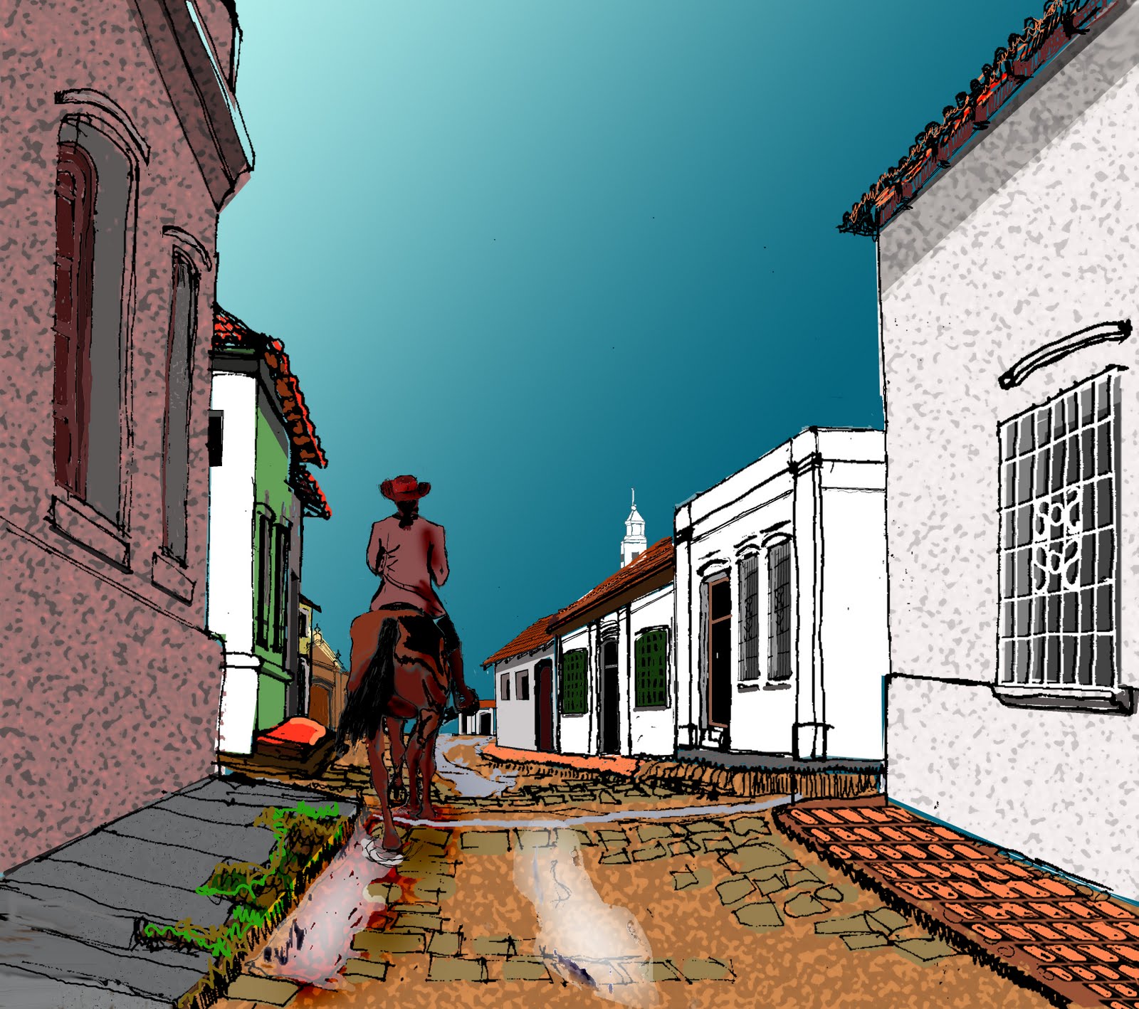 Buenos-Ayres: Estampa colonial