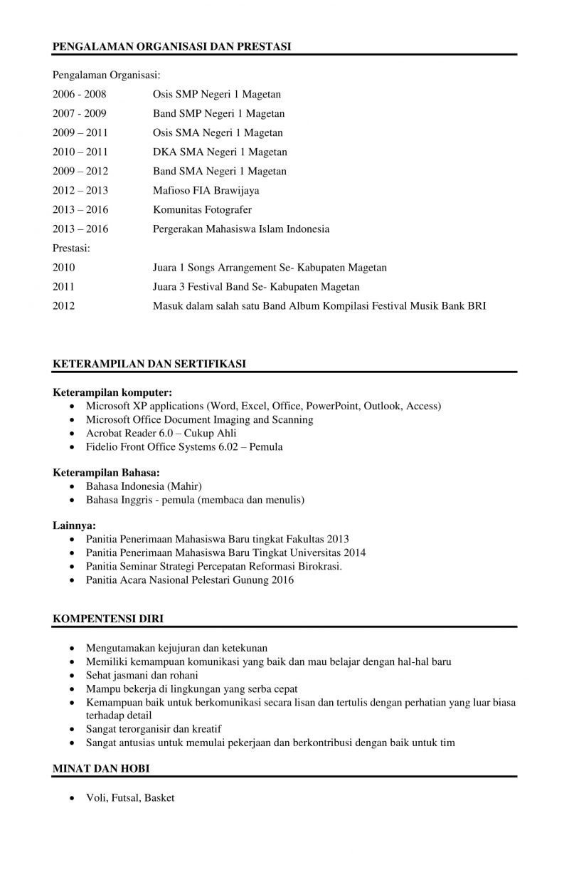 download contoh cv - wood scribd indo