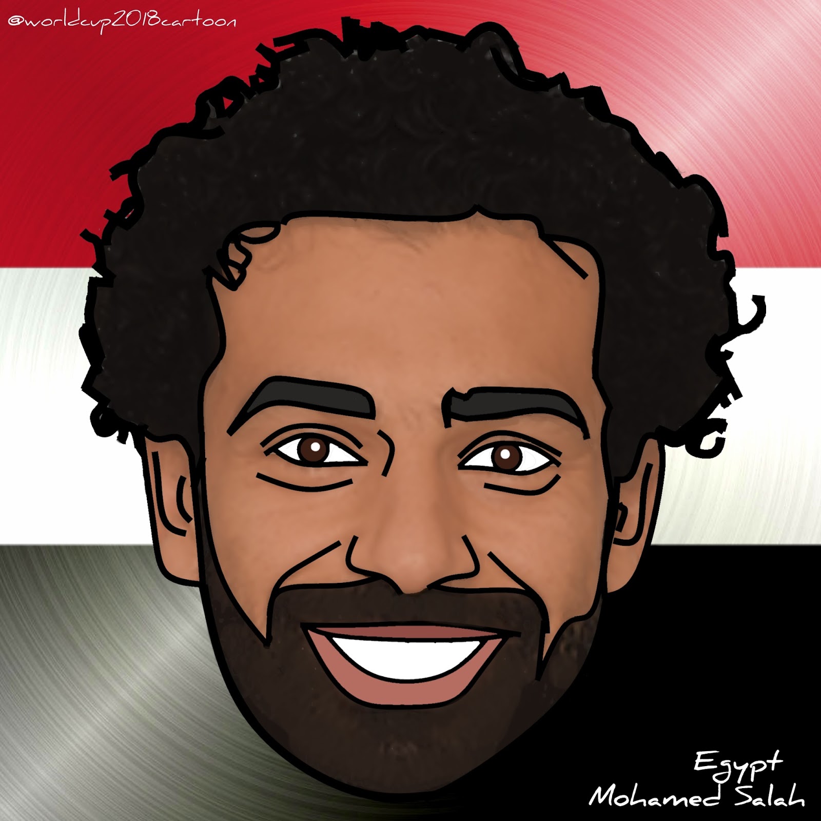 Ilqar Novruzov Cartoon: Mohamed Salah Cartoon Egypt World Cup 2018