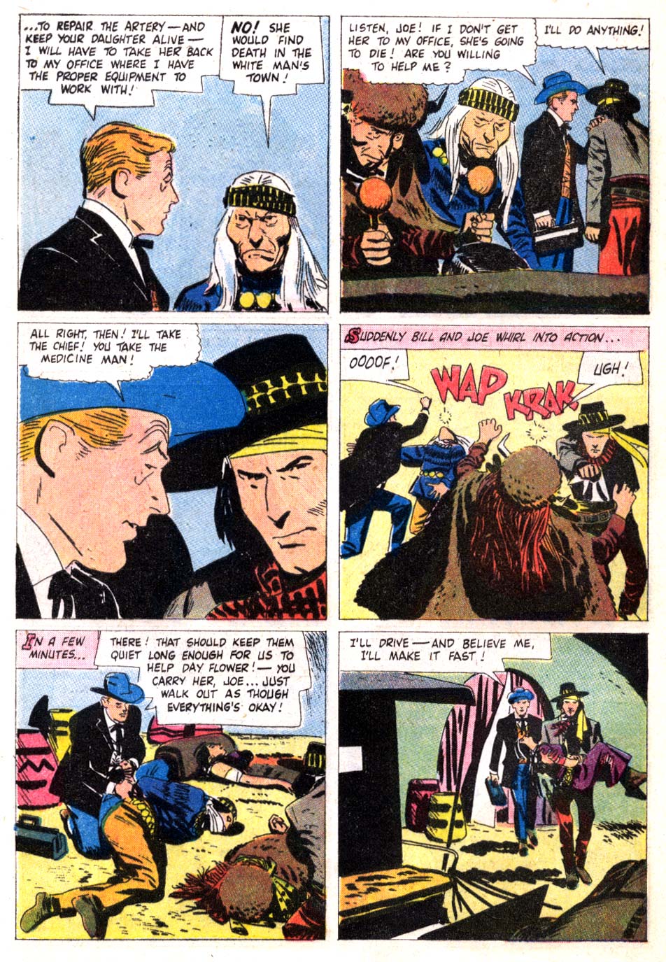 The ALEX TOTH archives: TOTH - FOUR COLOR COMICS 0877 - Frontier Doctor ...