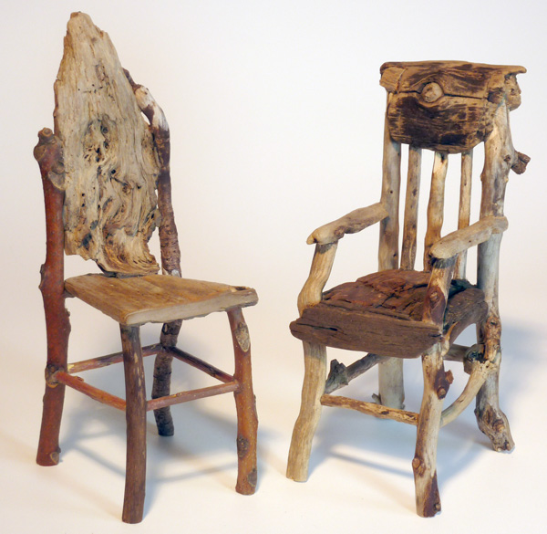Miniature Rustic Twig Furniture by George C. Clark: Now Showing at ...