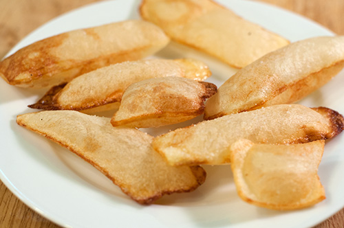 Things wot I Made Then Ate: puffed potatoes