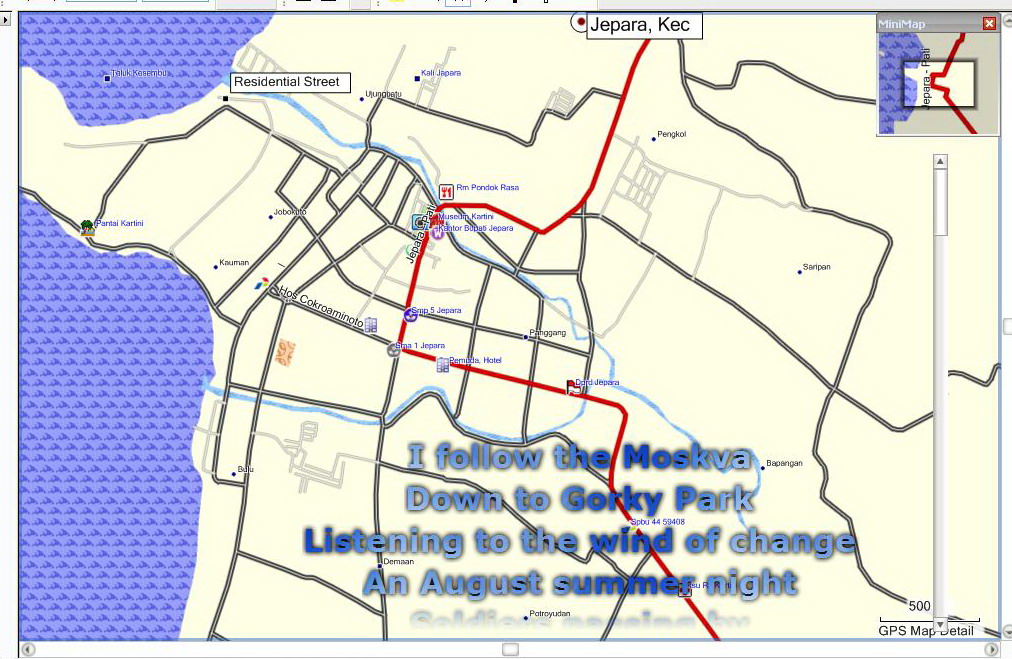 Peta Kota Jepara