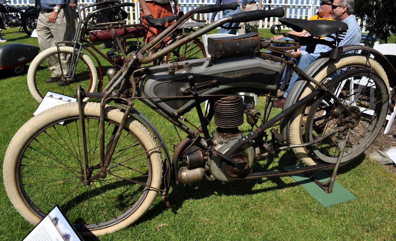 Just A Car Guy: 1901 tandem motor cycle, 1913 Iver Johnson motorcycle ...