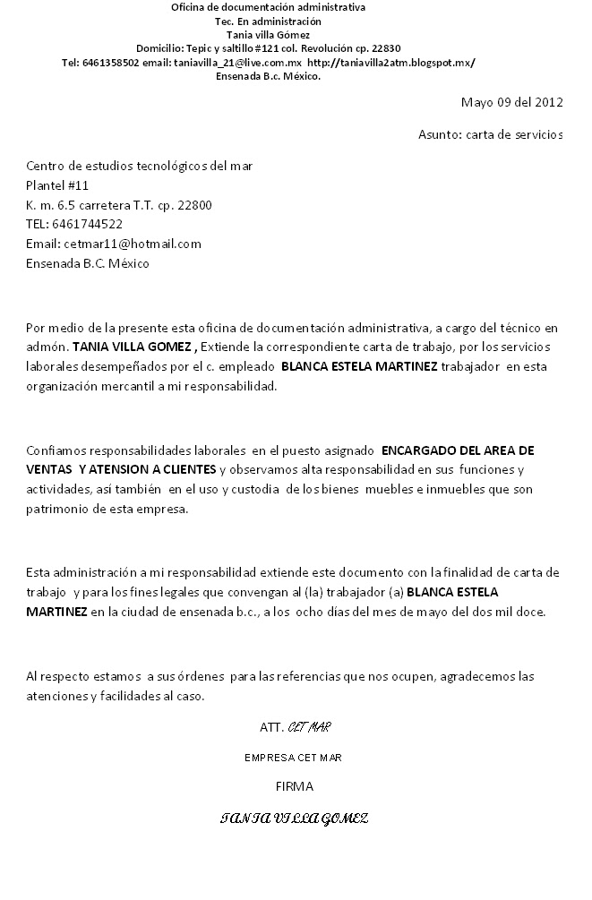 tania villa: ESTRUCTURA DE OFICIO 10 EMPLEADOS