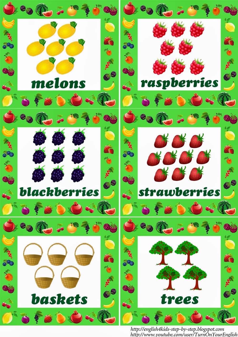 English for Kids Step by Step: Fruits and Berries Song for Kids ...