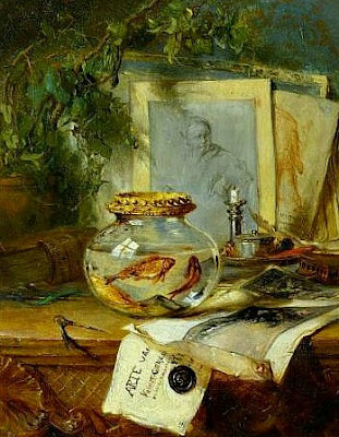 in so many words...: Saturday Salon: The Rendition of Goldfish