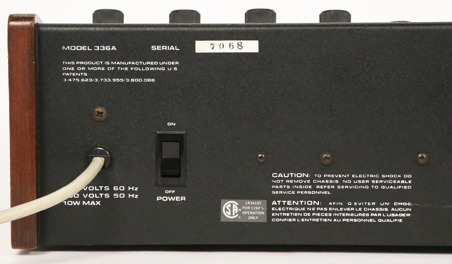 MATRIXSYNTH: MOOG PRODIGY MODEL 336A SN 7068