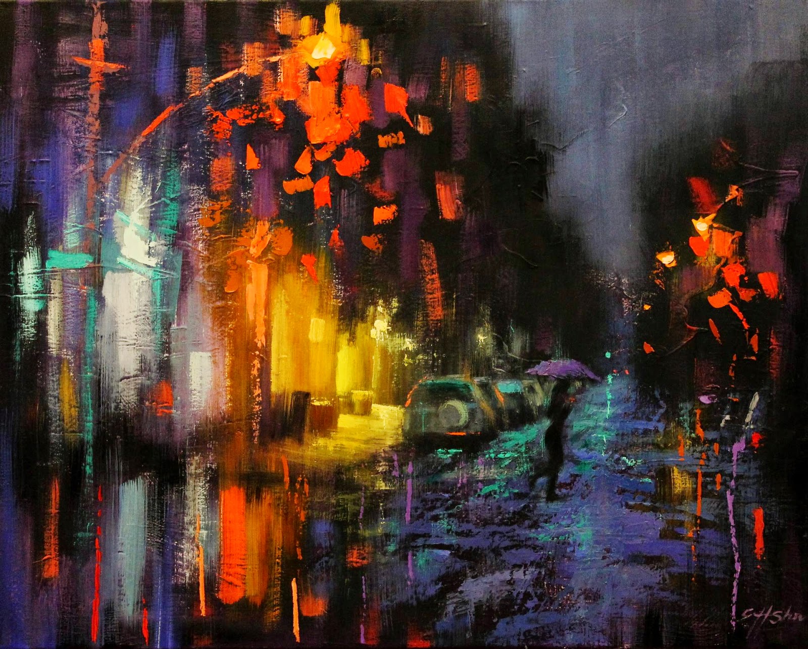 Chin H. Shin | Impressionist Cityscape painter | Tutt'Art@ | Pittura ...