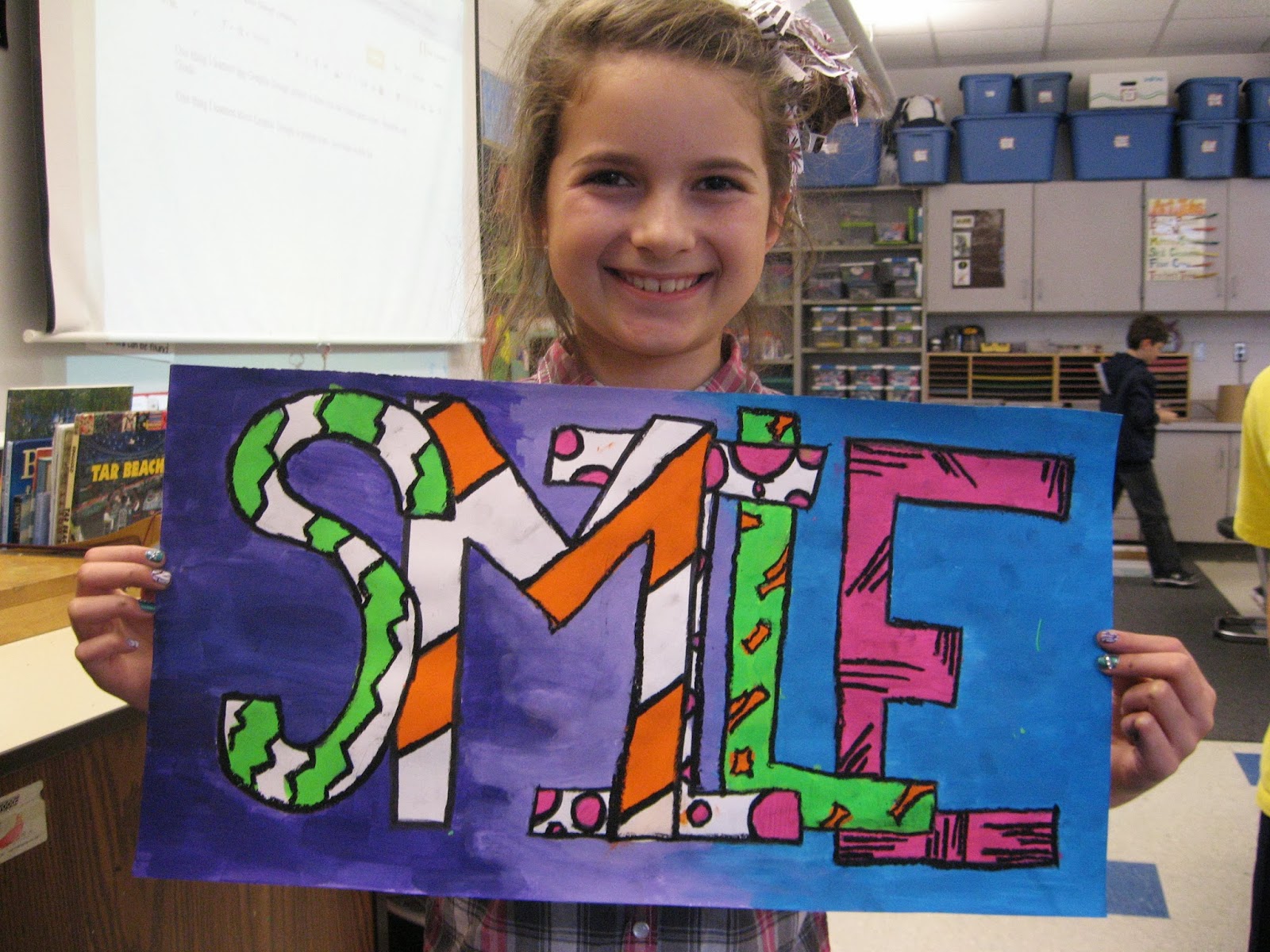 Jamestown Elementary Art Blog: Reporting... 4th Grade Graphic Design ...