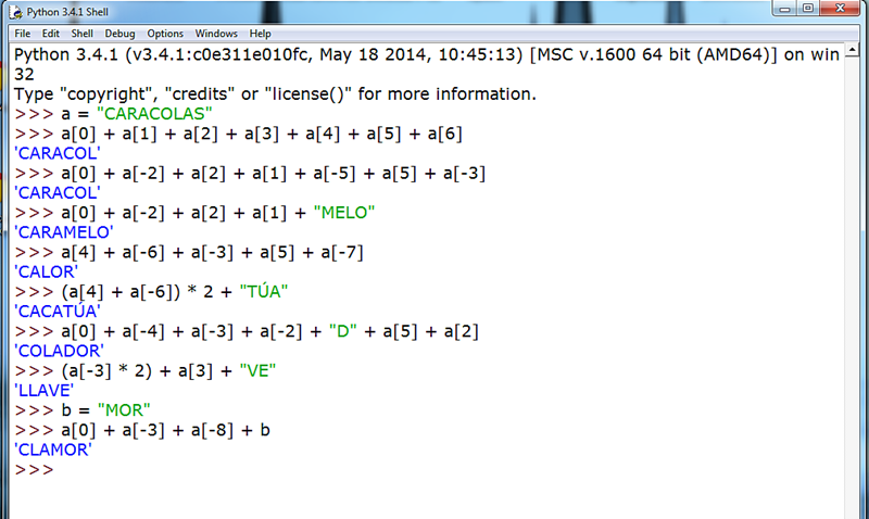 APRENDER A PROGRAMAR CON PYTHON: STRINGS