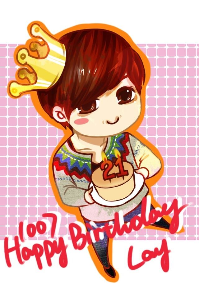 I AM Roses: [Picts] EXO Chibi - Lay (9P)