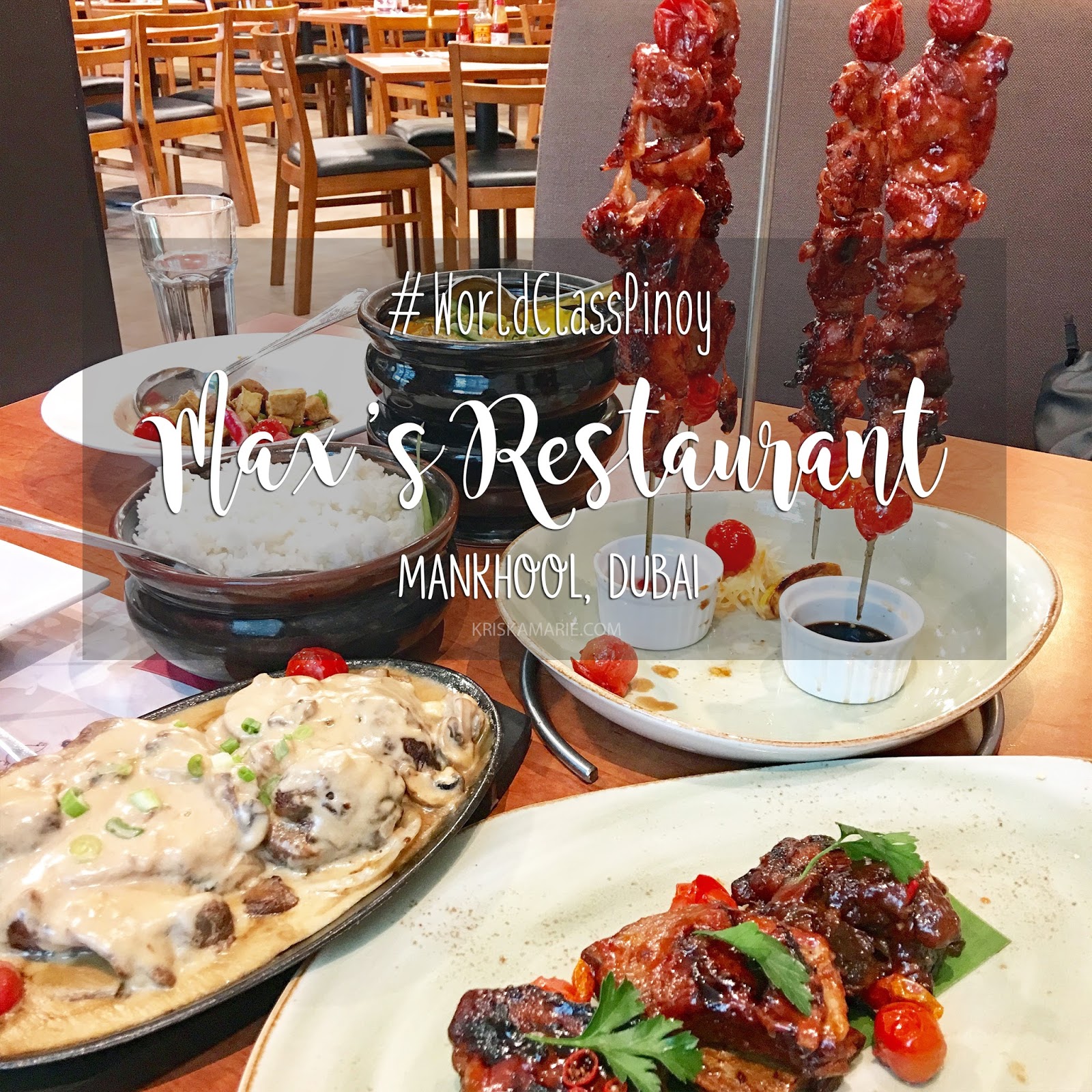 New Menu at Max's Restaurant