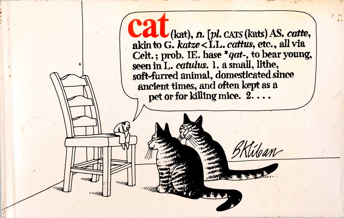 ECC Cartoonbooks Club: Cats by B Kliban