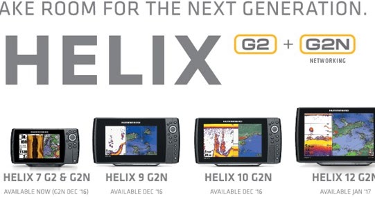 Humminbird Helix G2 - nå rulles hele familien ut
