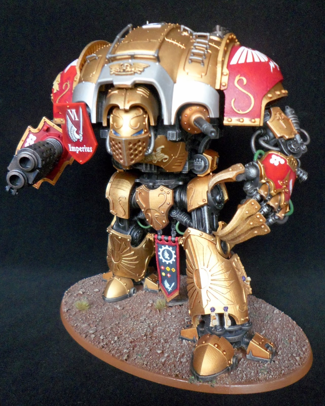 WeeMen: Imperial Knights - Adeptus Custodes Indentured Questoris Knight ...