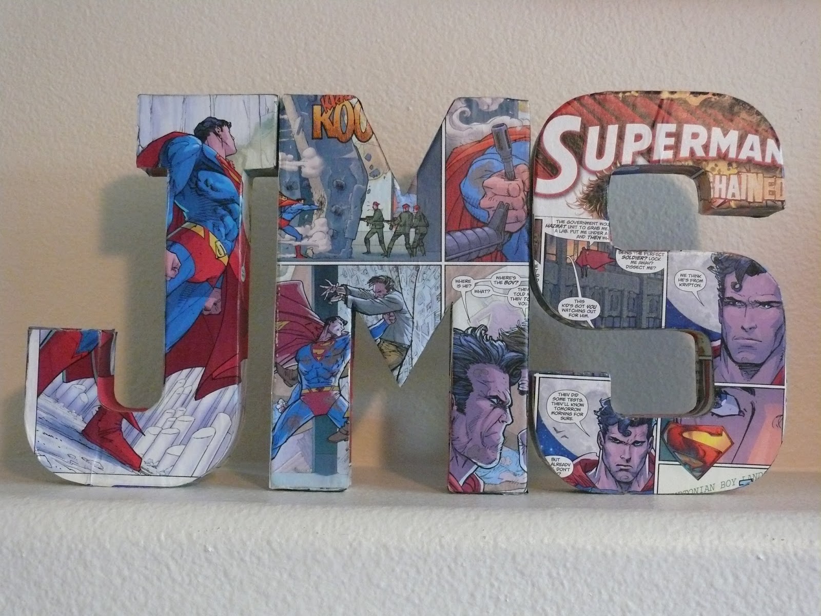 Imperfect & Fabulous: Comic Book Letters - DIY