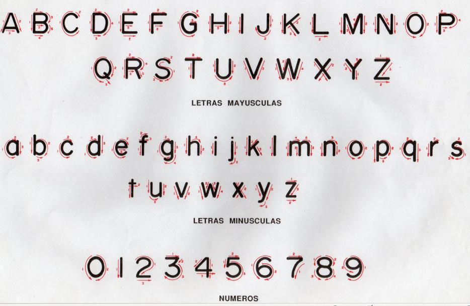 Mi salón Virtual: Letra DIN 17