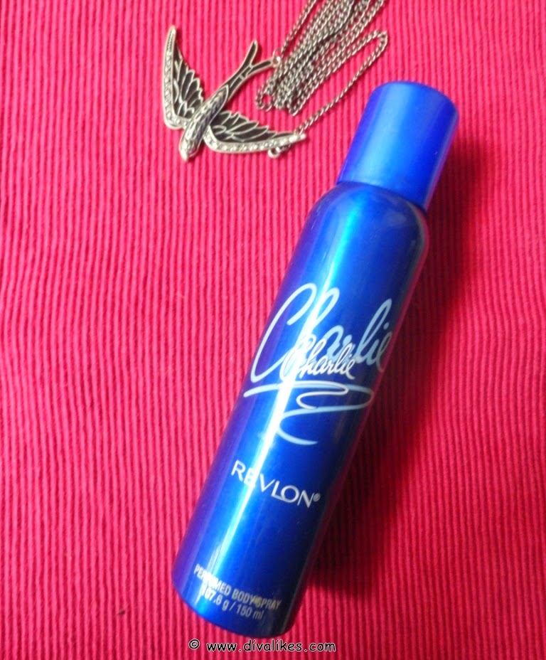 Revlon Charlie Blue Perfumed Body Spray Review | Diva Likes