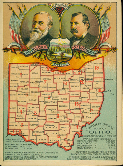 1888 Election Map