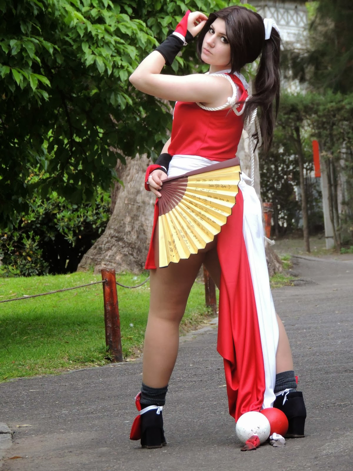 Cosplay: La Alquimista de Acero como Mai Shiranui.