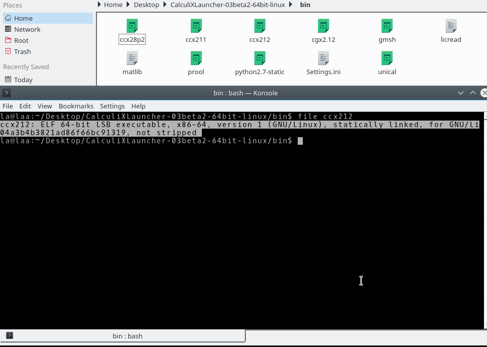 CalculiX - Free Finite Element Software: Terminal Emulator For CalculiX ...