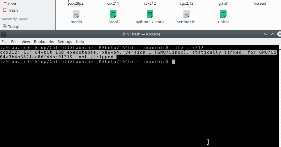 CalculiX - Free Finite Element Software: Terminal Emulator For CalculiX ...