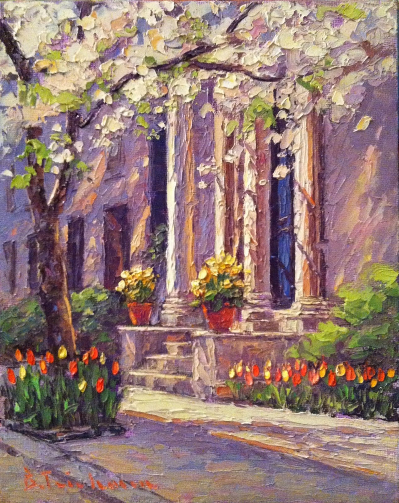 A Painter's Journey: TOWN AND COUNTRY: "UPPER EAST SIDE SPRING", AND ...
