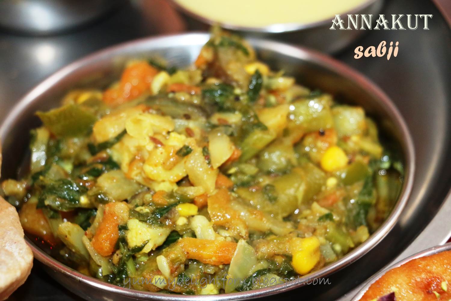 yummy delight for u: Annakut recipe/How to make Annakoot for Goverdhan puja