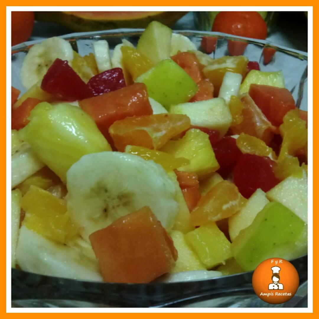 Macedonia de frutas baja en calorías ~ Fácil y Rico Ampis Recetas