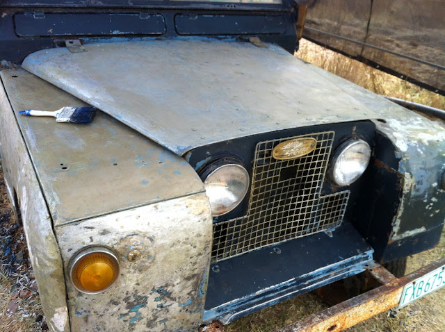1961 Land Rover Restoration: Fenders..