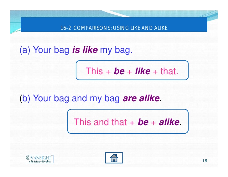 ERICK UNIVO: SKILL 59: DISTINGUISH LIKE, ALIKE, AND UNLIKE.