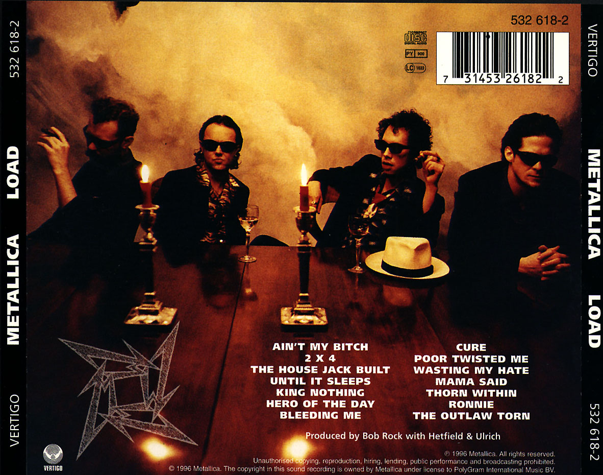 Benditos Discos. : 20 Años De... Metallica: Load (1996)