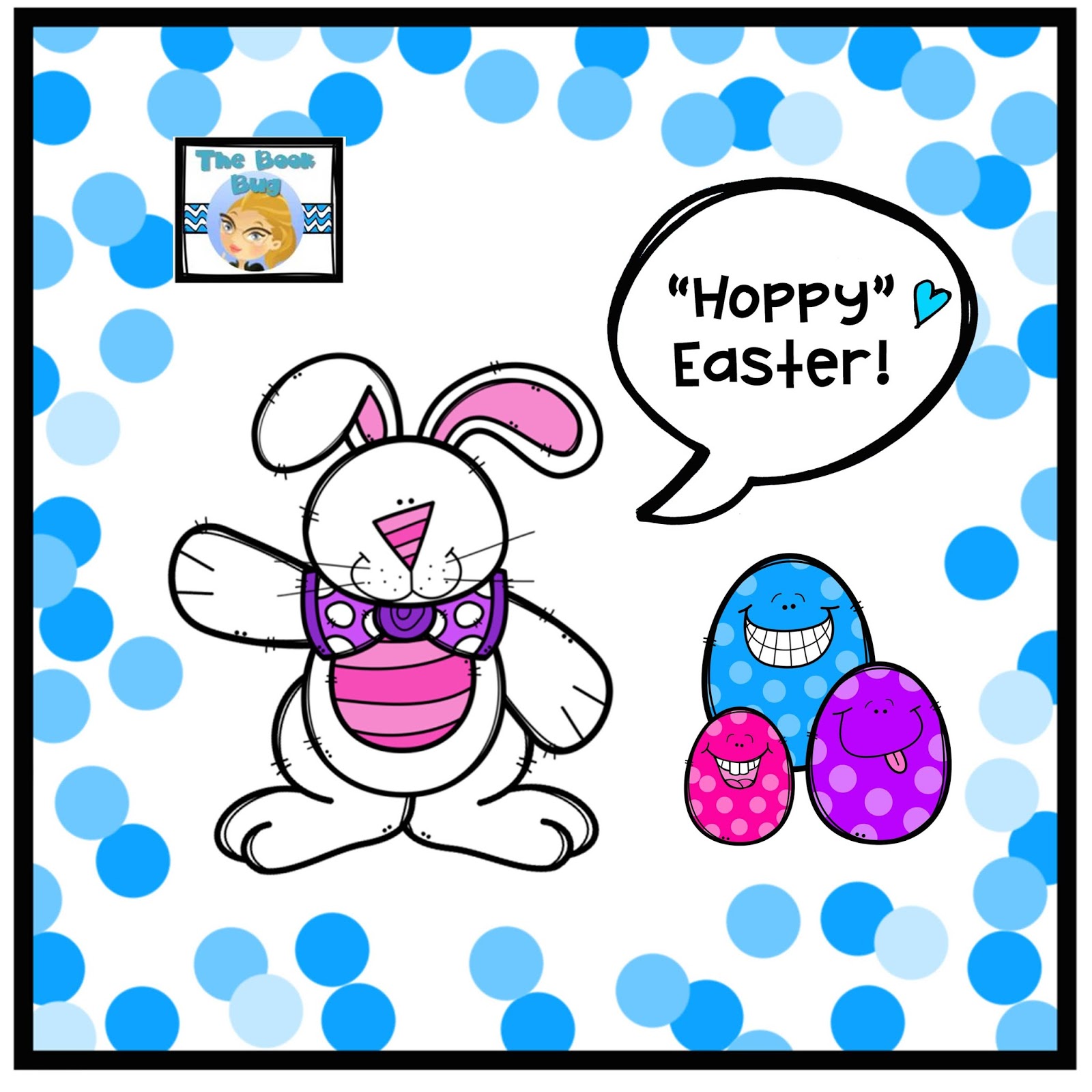 The Book Bug: Hippity Hoppity Easter Freebie