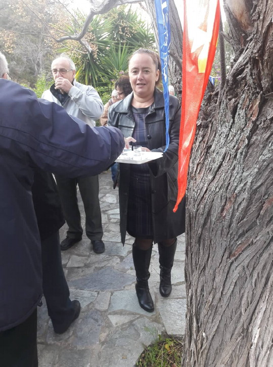 Λειβάδια Ανδρου: Αγία Βαρβάρα Πέρα χωριό Λειβαδίων