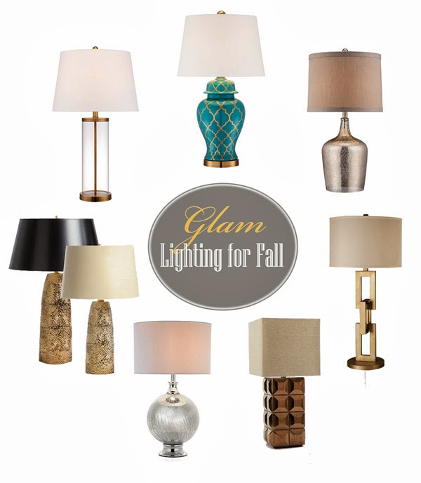 belle maison: Glam Lighting for the Fall Season