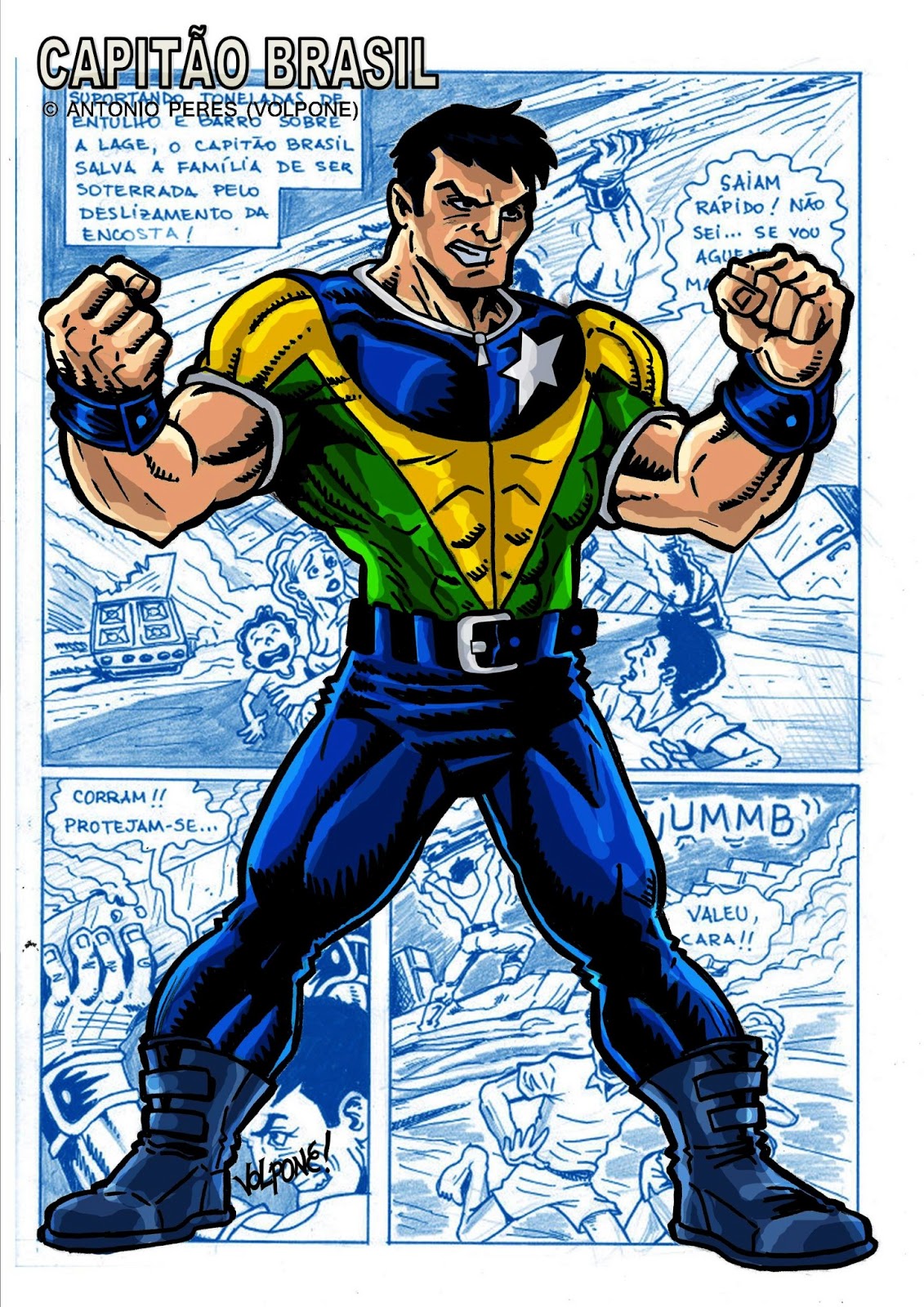 Alcateia: SUPER-HERÓIS BRASILEIROS; Capitães Brasil