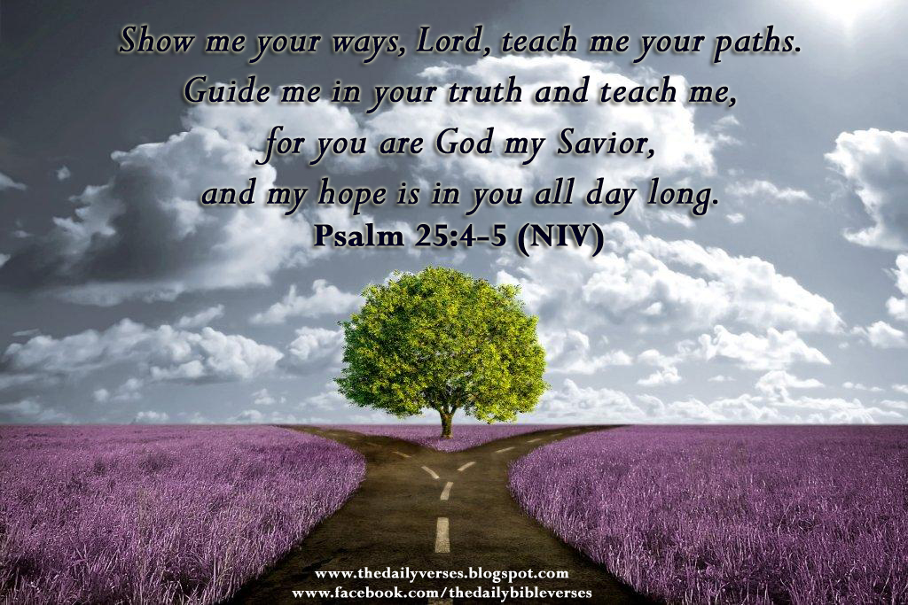 Daily Bible Verses Psalm 25 4 5 daily-bible-verses-psalm-25-4-5