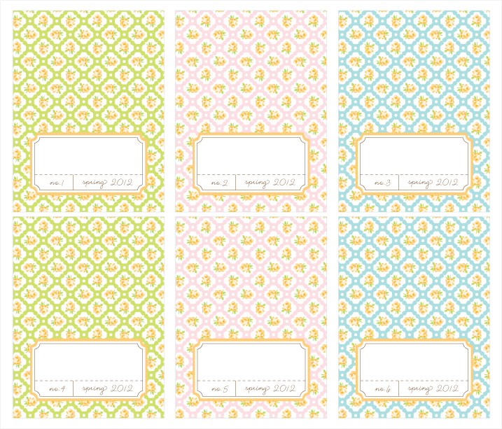 amy j. delightful blog: PRINTABLE Spring Note Cards and Place Cards