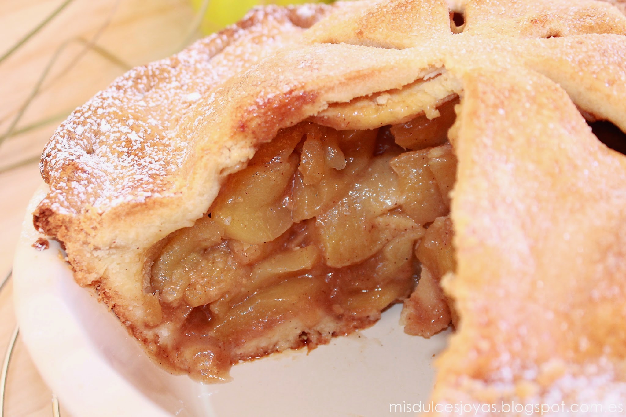 American Apple Pie (Pastel de Manzana Americano) [Mis Dulces Joyas ...