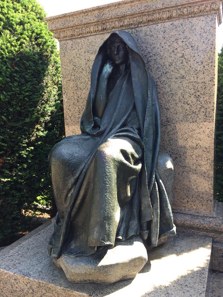 Sharon Pajka : Rock Creek Cemetery, Clover Adams, and a sculpture of grief