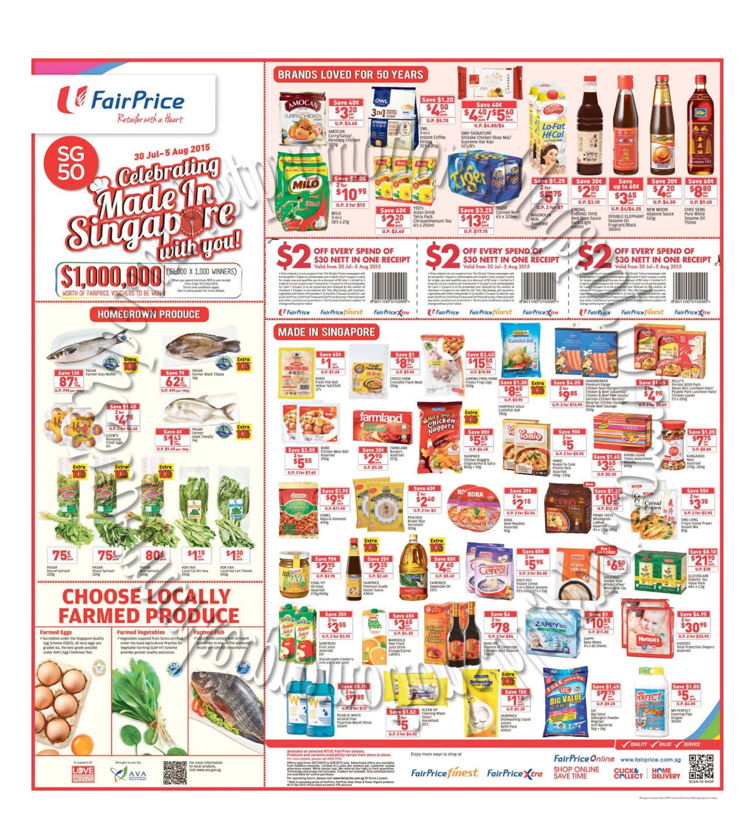 NTUC FairPrice Celebrating Made In Singapore With You 30 July - 05 ...