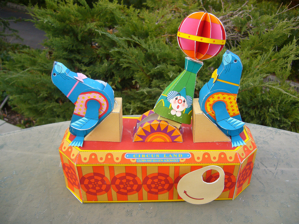 Brinquedos Autômatos - Automata toys - Bastelbögen Mechanischen ...