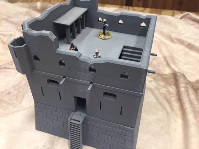oldSarges Wargame and Model blog: 28mm British Fort for MWWBK