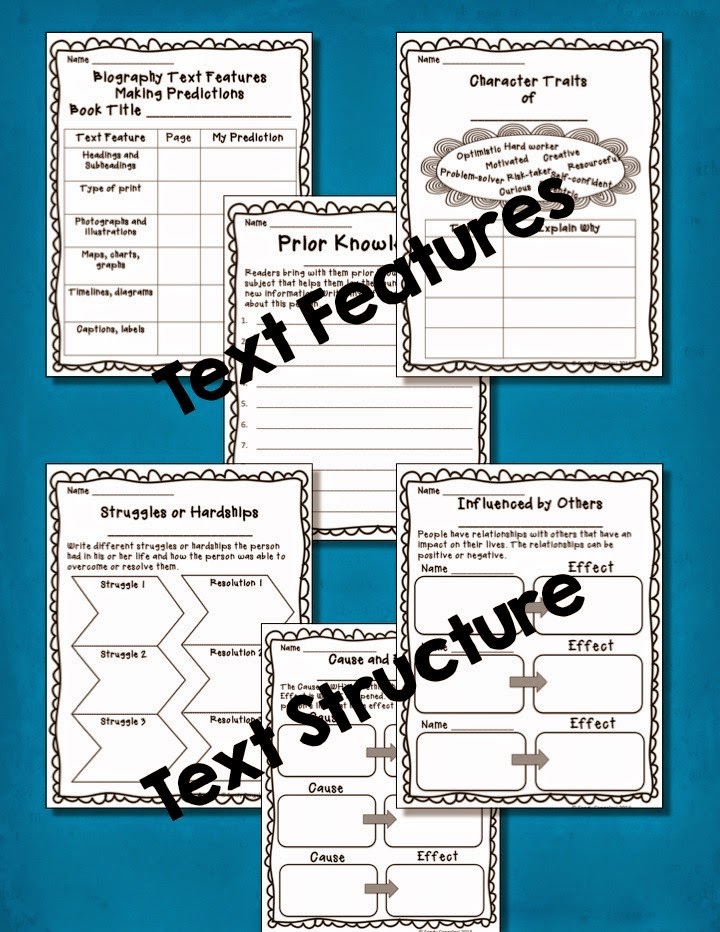 Reading Informational Text - Using Graphic Organizers | Sweet Integrations