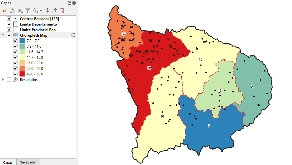 BLOG CARLOS CARBAJAL : Visualización de datos en QGIS con Visualist