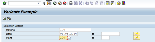 SAP ABAP Central: Selection Screen Variants - Part I